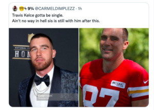 Travis Kelce unrecognizable after shaving beard