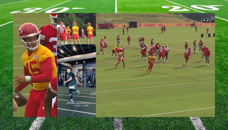 WATCH: Patrick Mahomes' 4 different behind-the-back pass attempts