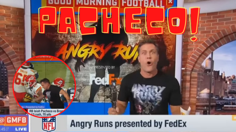 WATCH: GMFB's Kyle Brandt loses it over Isiah Pacheco's angry run WATCH: GMFB's Kyle Brandt loses it over Isiah Pacheco's angry run
