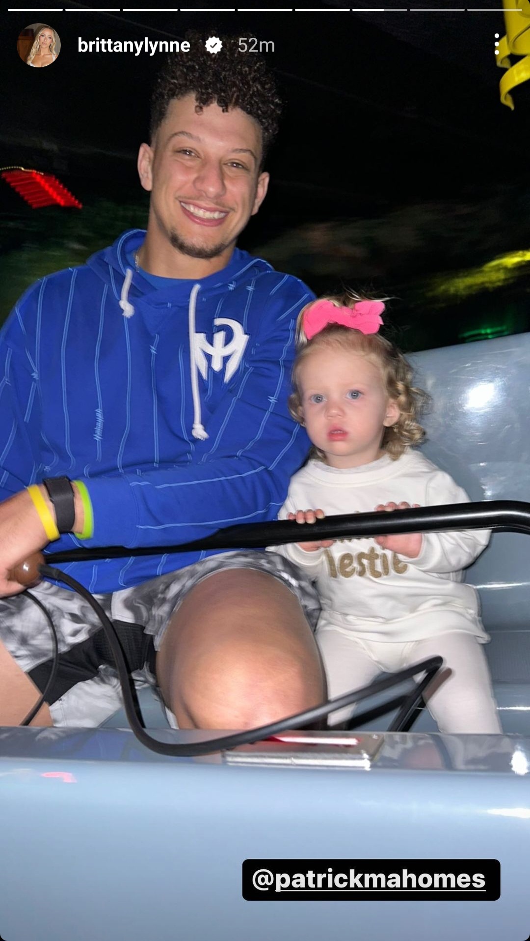 WATCH: Mahomes Family Fun w/ baskets, a slide, Legos, and more