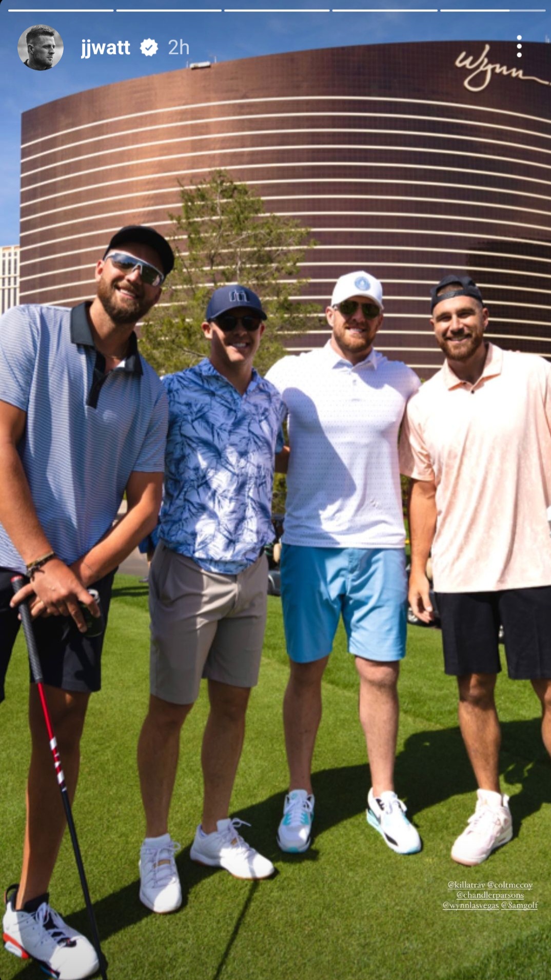 Travis Kelce rocks the stage at Timberlake's 8am Golf Invitational
