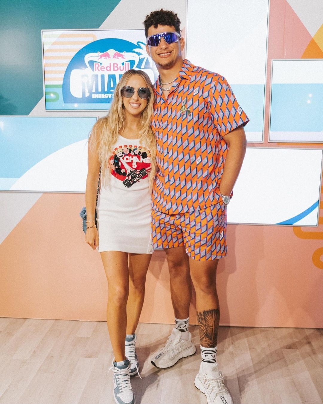 Patrick Mahomes at the Miami Grand Prix (1 video & 11 photos)