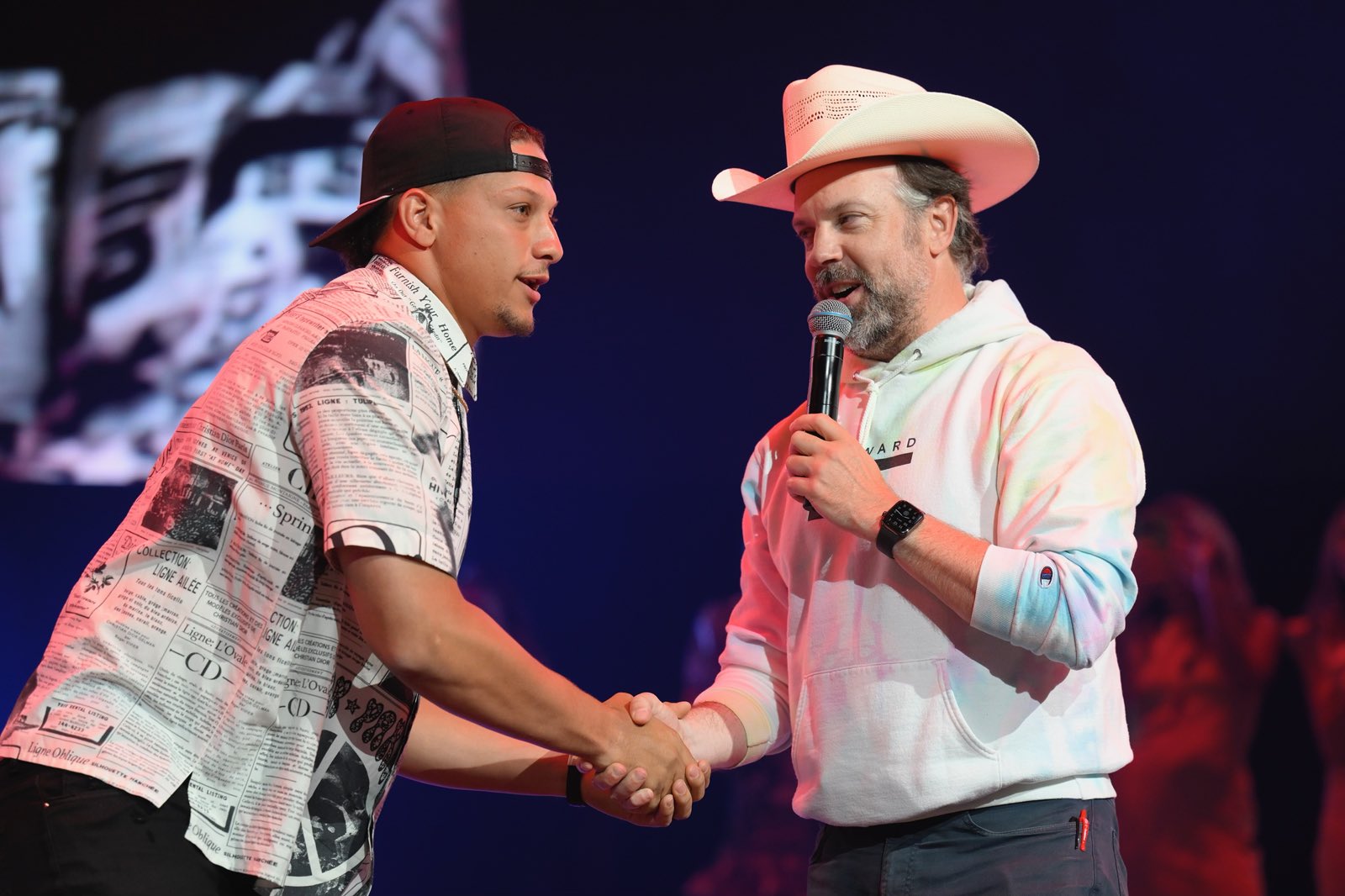 Patrick & Travis make their grand entrance at the Big Slick event