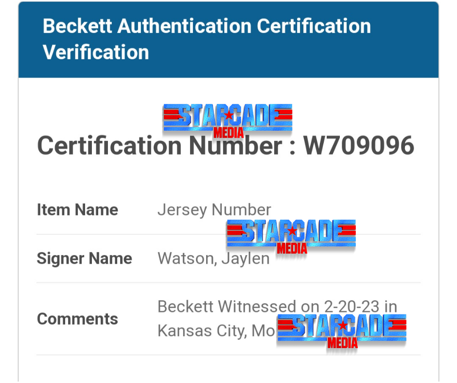 Enter the Jaylen Watson signed jersey & Mahomes figure giveaway